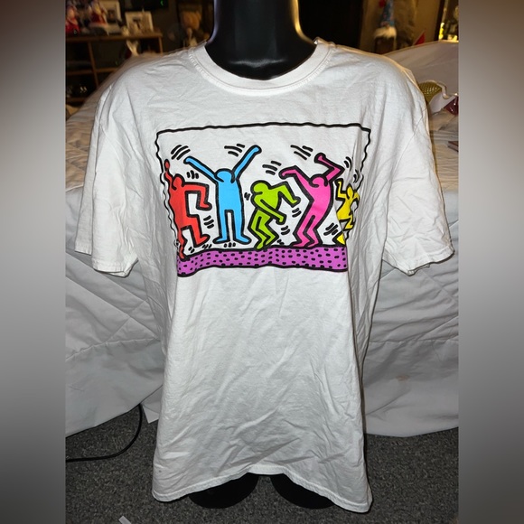 keith haring | Shirts | Keith Haring Dancing Friends Tshirt | Poshmark